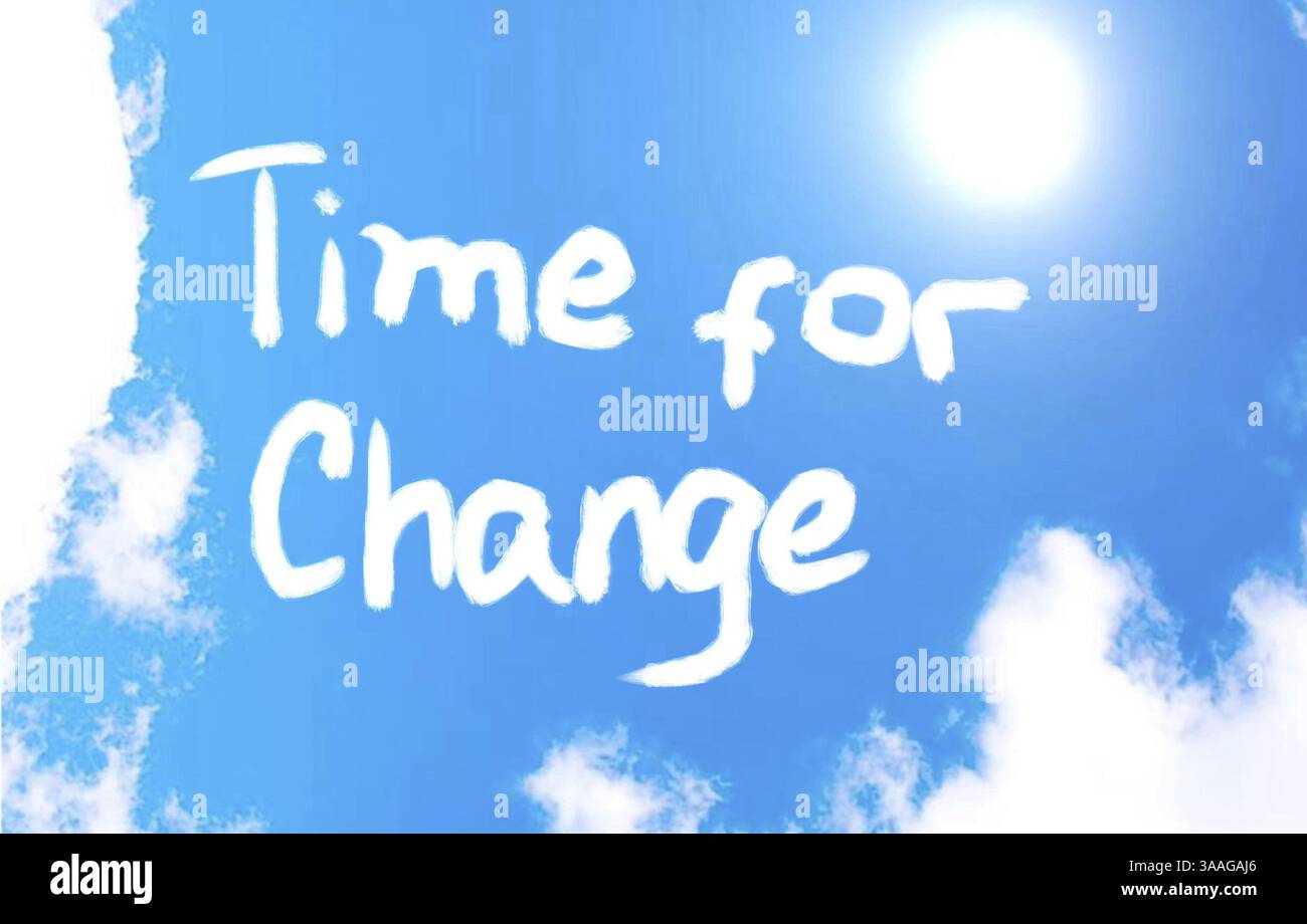 Time for Change concept Stock Photo - Alamy