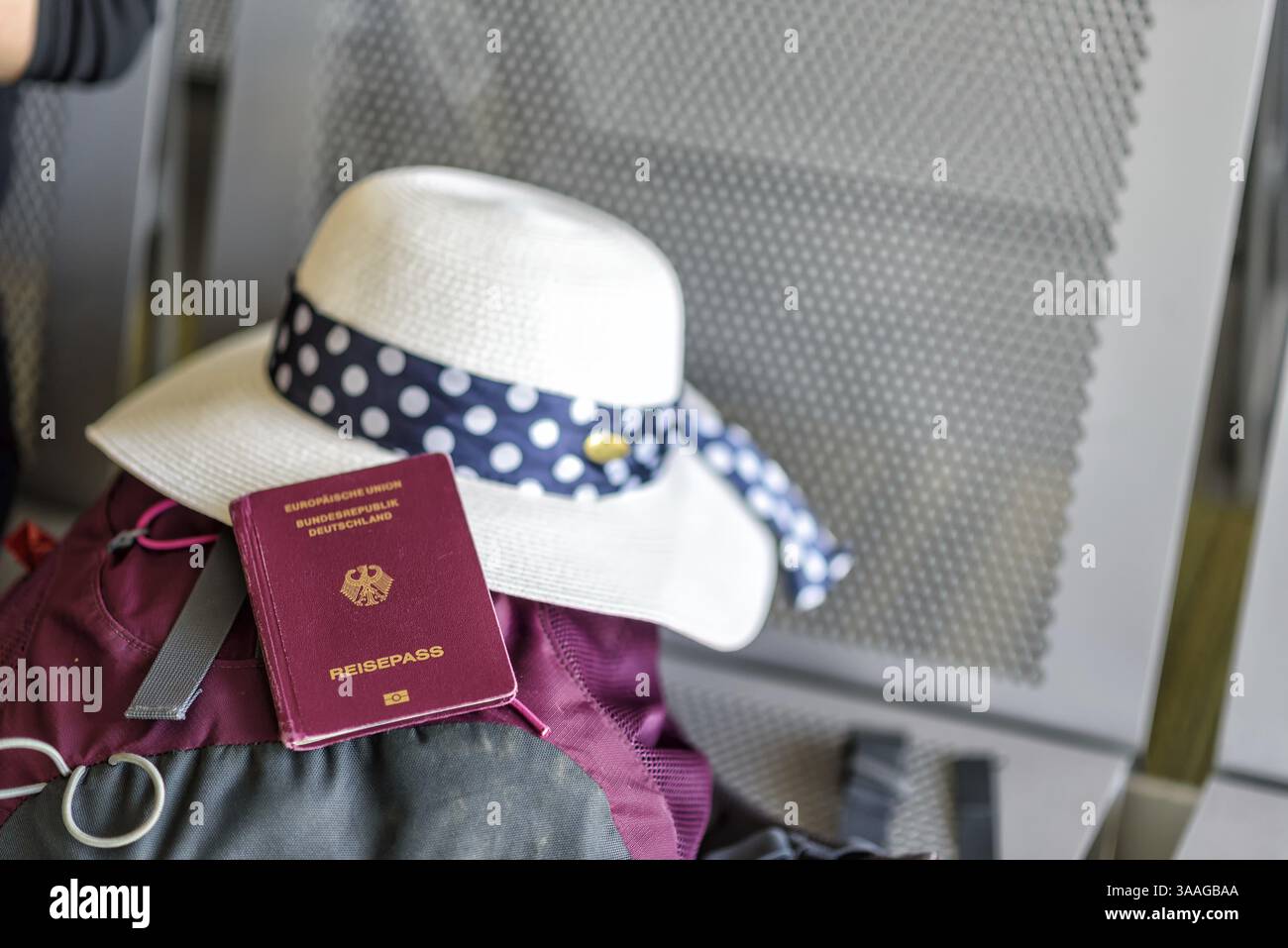 Passport control at the airport Stock Photo - Alamy