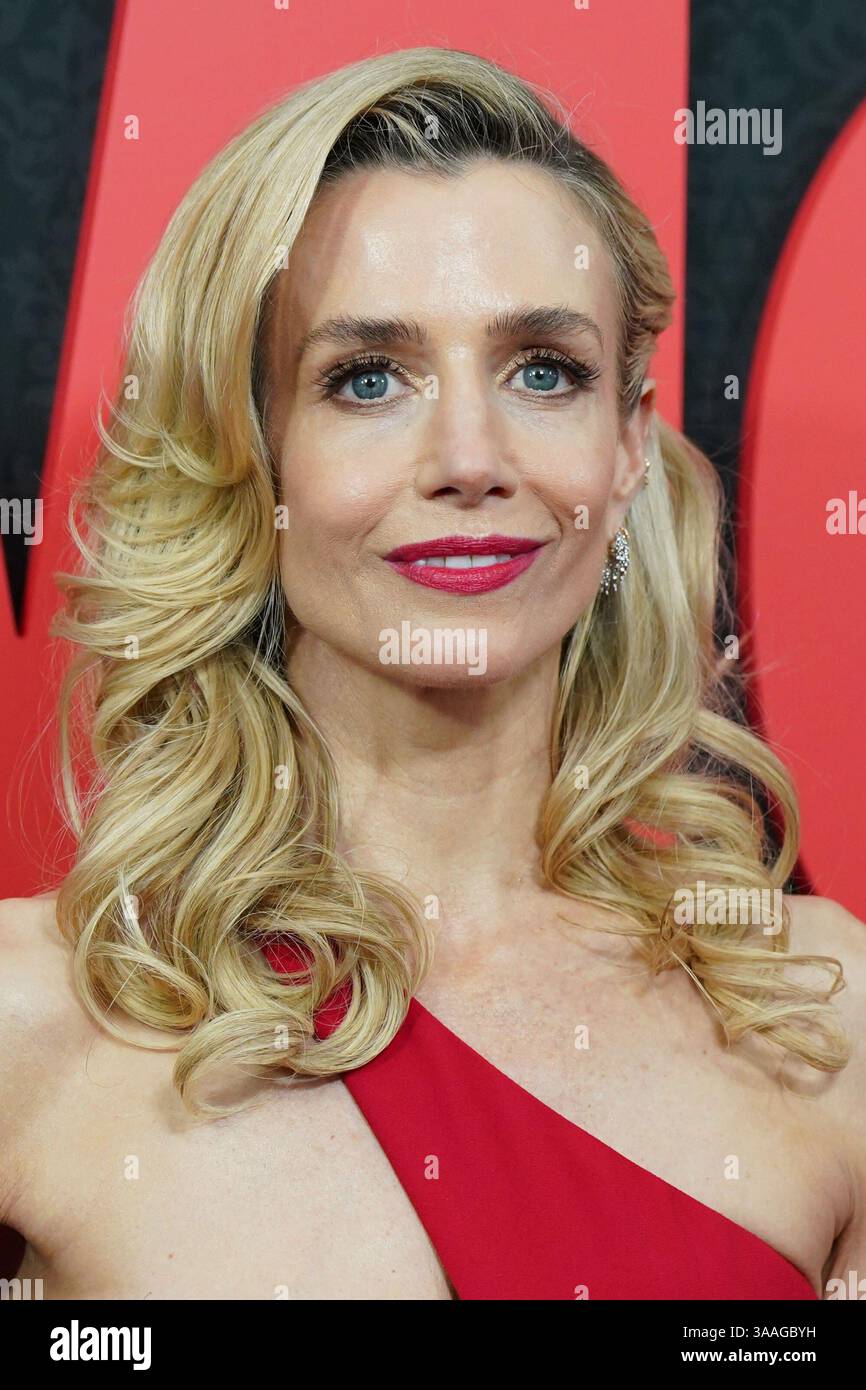 Ny. 31st Mar, 2025. Lisa Dwan at arrivals for MOBLAND Premiere, SVA ...