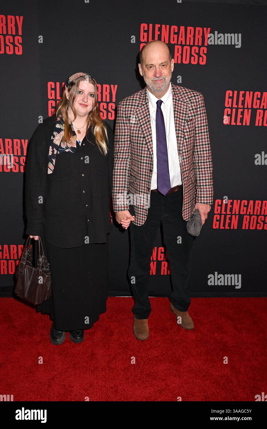 Anthony Edwards and daughter Poppy? attends the "GLENNGARRY GLEN ROSS ...