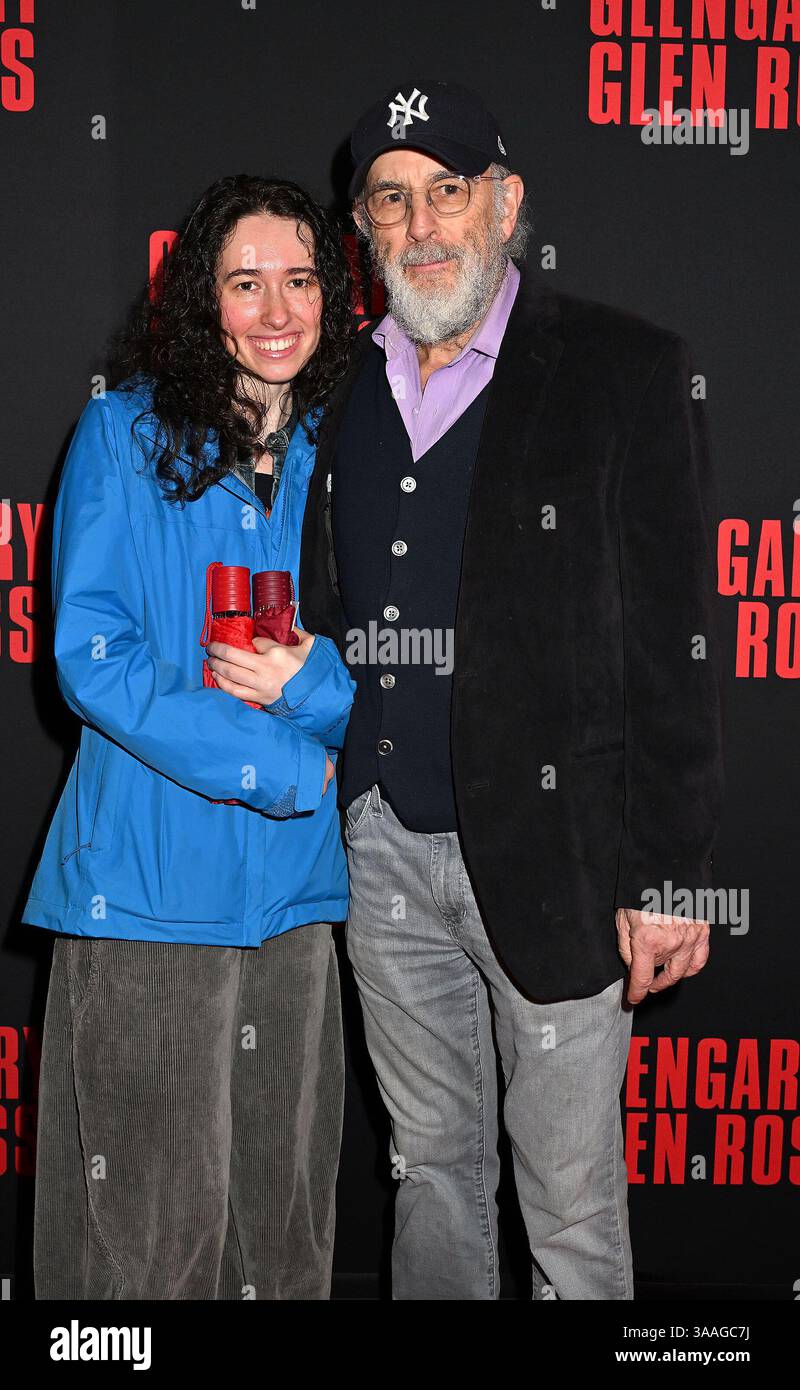 Richard Schiff and daughter attends the "GLENNGARRY GLEN ROSS" Broadway ...