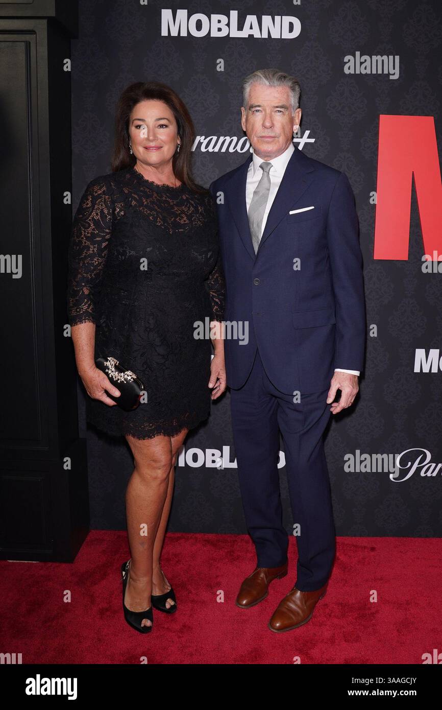 Ny. 31st Mar, 2025. Keely Shaye Smith, Pierce Brosnan at arrivals for ...