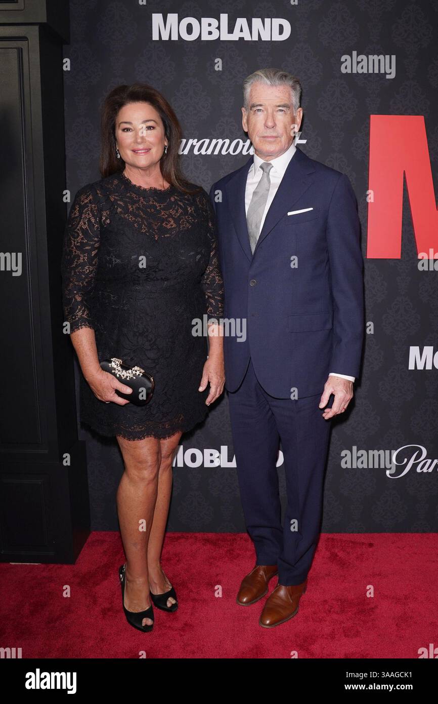 Ny. 31st Mar, 2025. Keely Shaye Smith, Pierce Brosnan at arrivals for ...