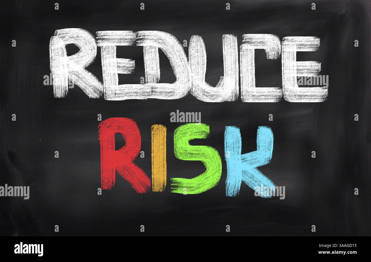 Reduce Risk Concept Stock Photo - Alamy