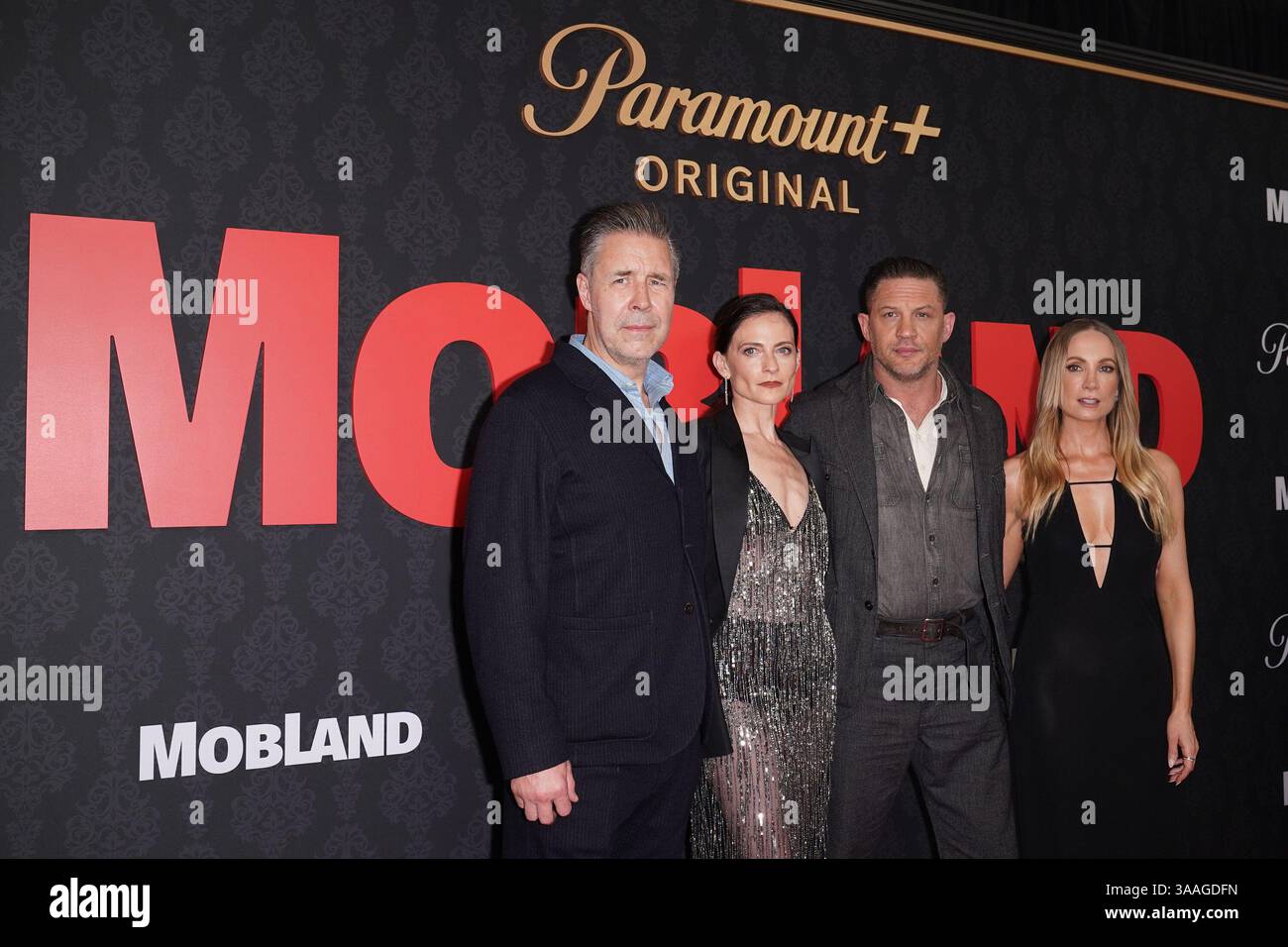 Ny. 31st Mar, 2025. Paddy Considine, Lara Pulver, Tom Hardy, Joanne ...