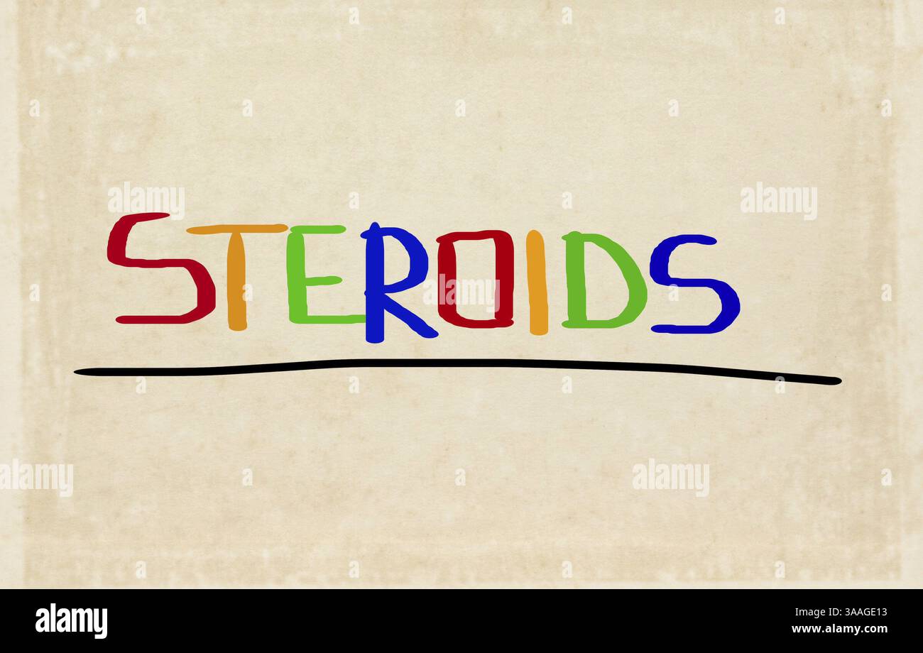 Steroid hormones concept hi-res stock photography and images - Alamy