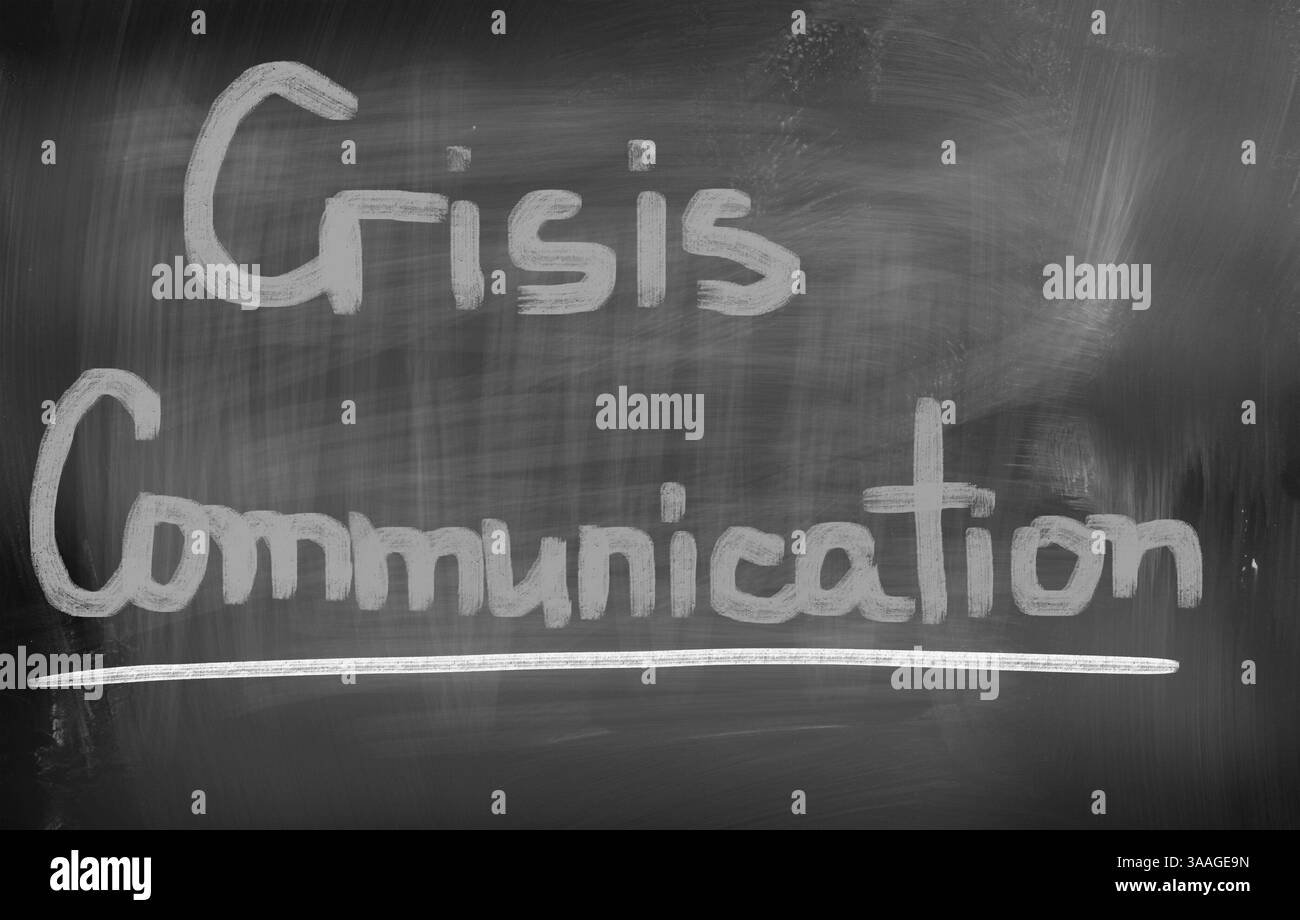 Crisis Communication Concept Stock Photo - Alamy