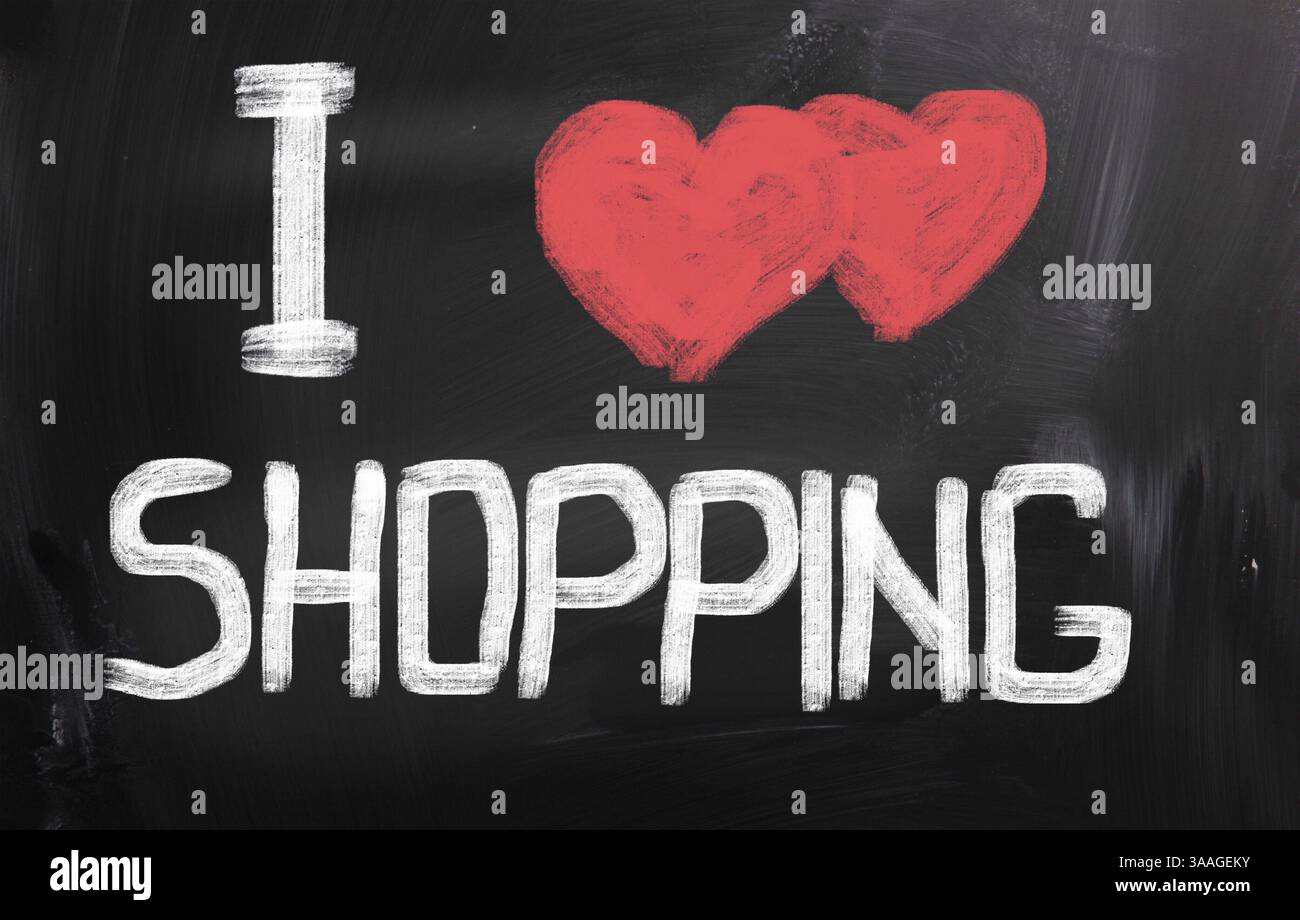 I love shopping hi-res stock photography and images - Alamy
