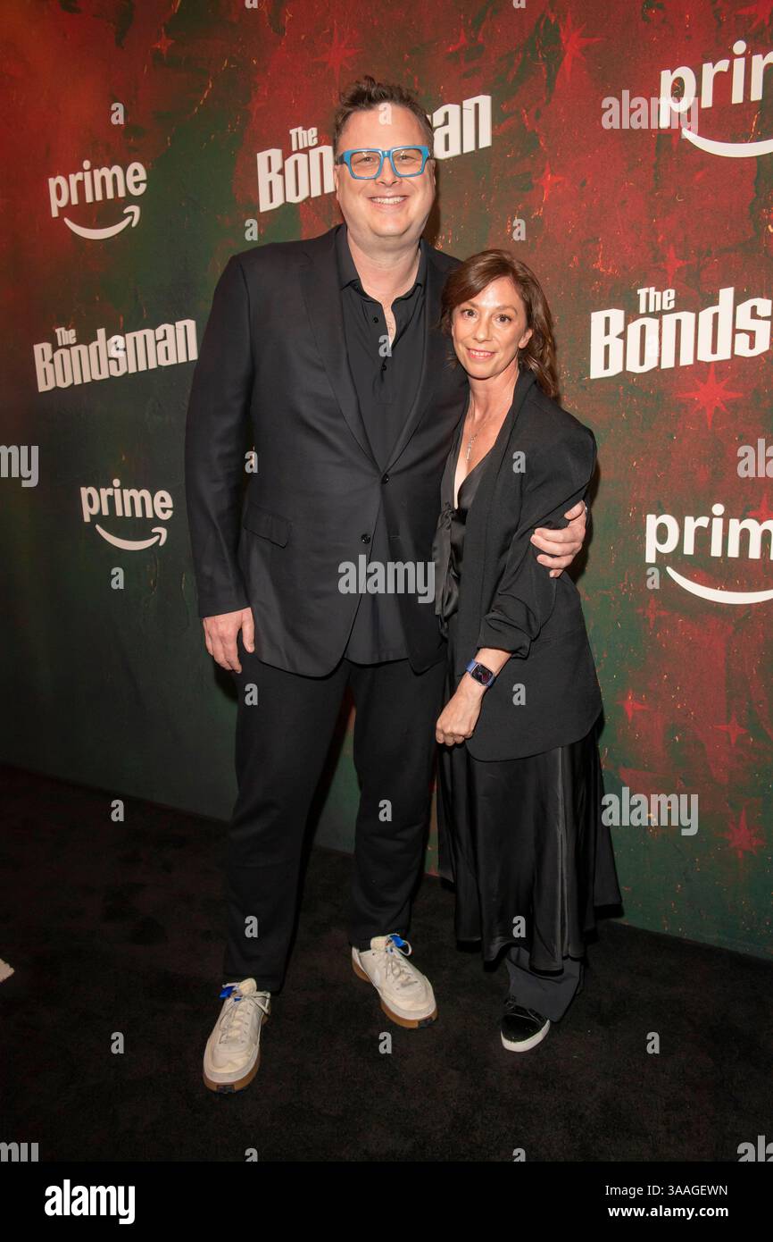 NEW YORK, NEW YORK - MARCH 31: Erik Oleson and Abbe Pickelle attend ...