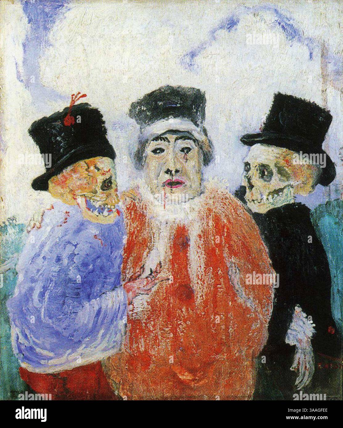 James Ensor - The Red Judge Stock Photo - Alamy