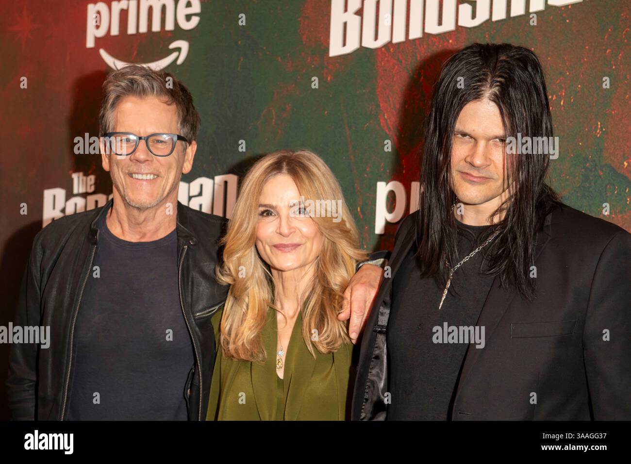 NEW YORK, NEW YORK - MARCH 31: (L-R) Kevin Bacon, Kyra Sedgwick and ...