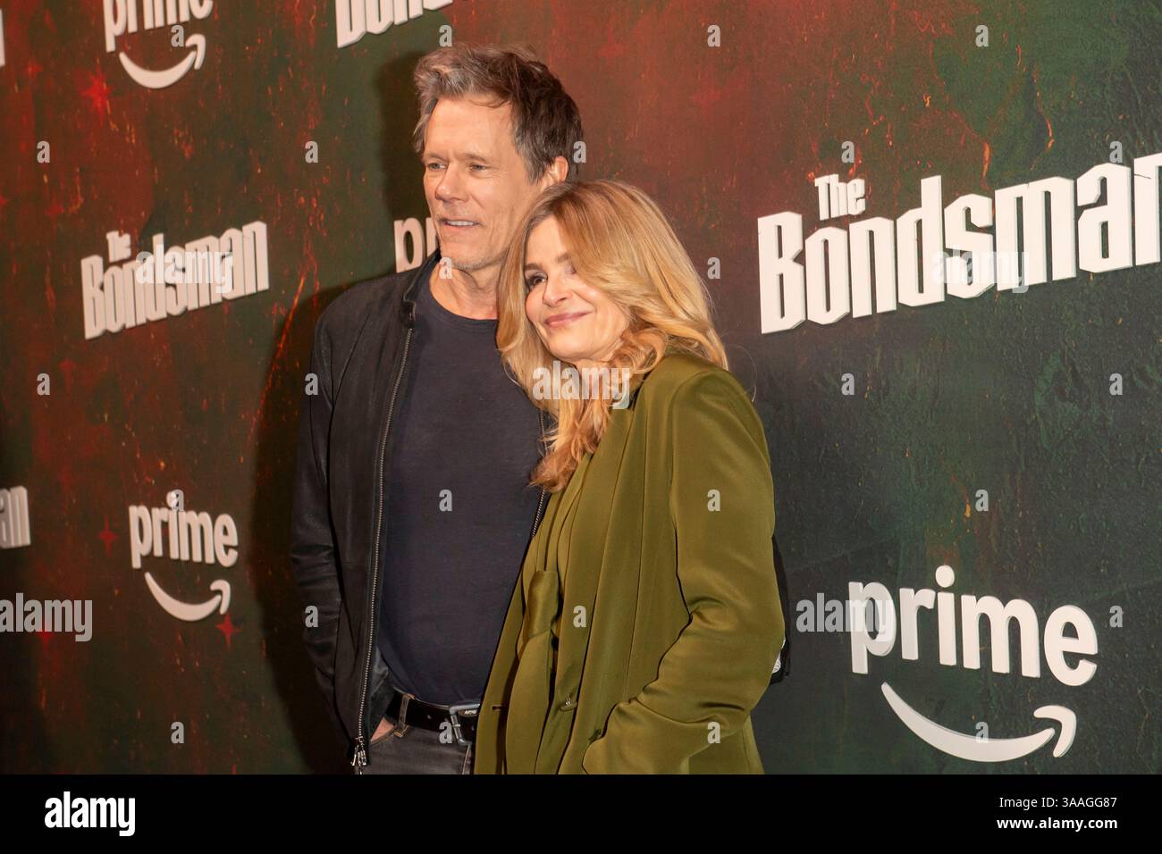 NEW YORK, NEW YORK - MARCH 31: (L-R) Kevin Bacon and Kyra Sedgwick ...