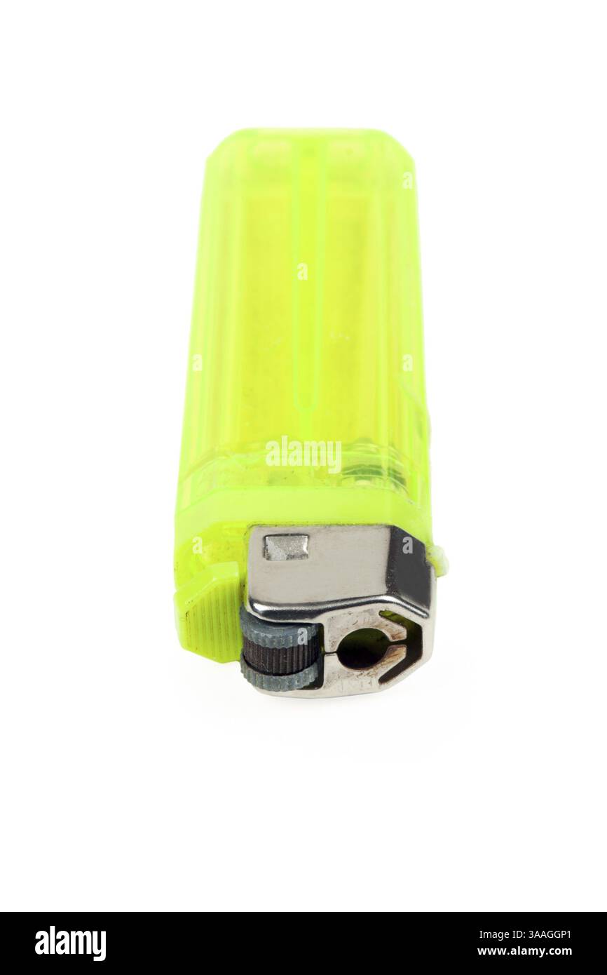 Transparent Lighter isolated on a white background Stock Photo - Alamy