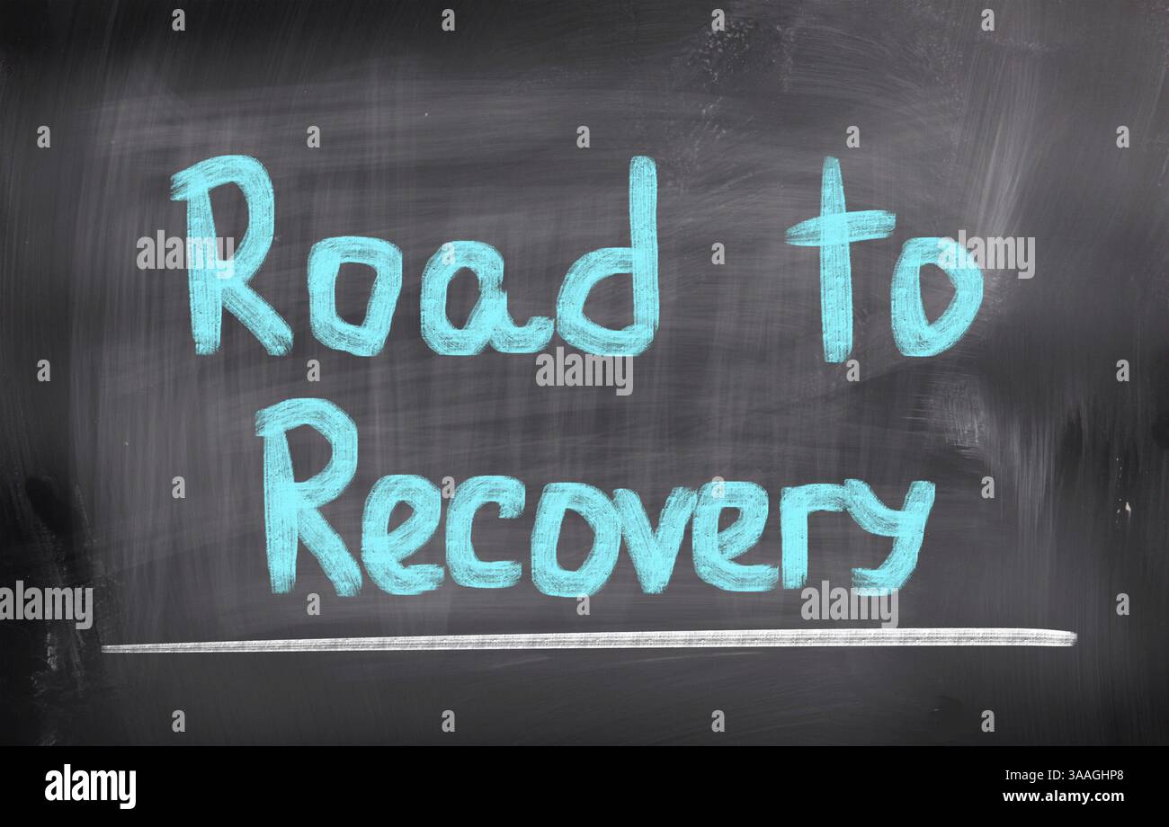 Road To Recovery Concept Stock Photo - Alamy