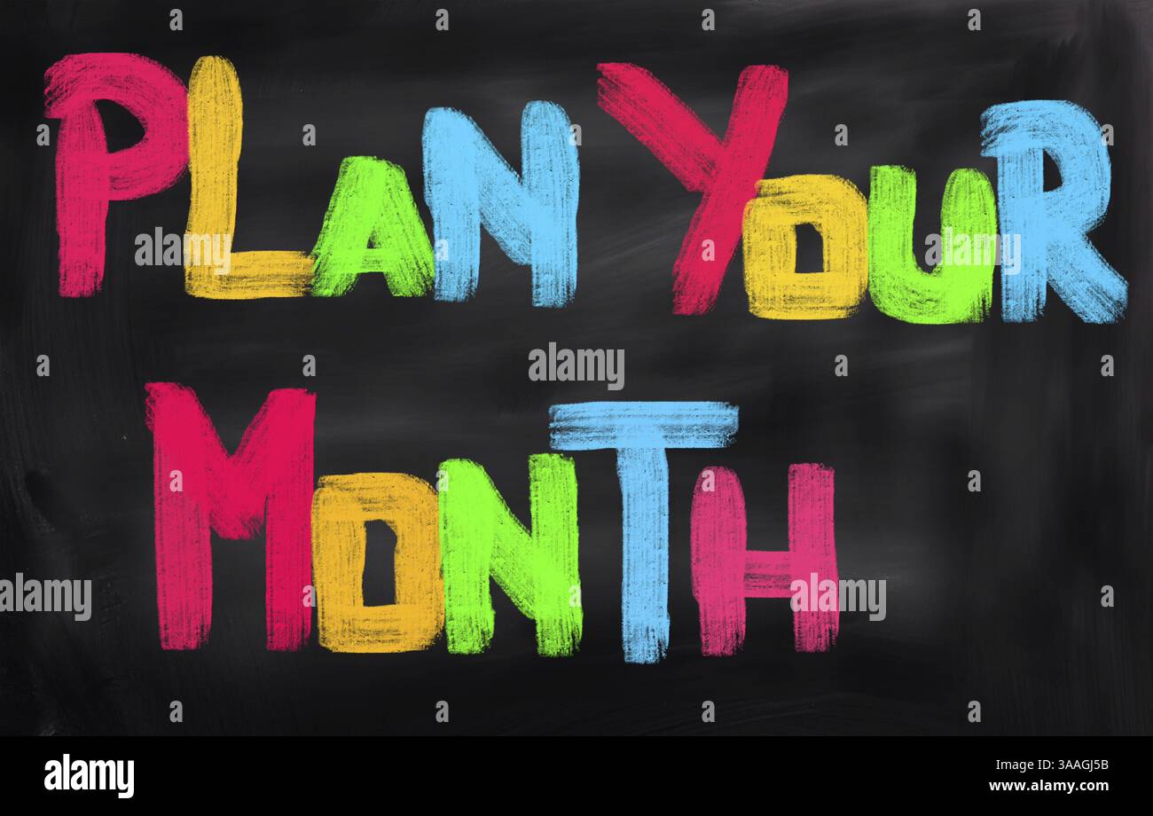 Plan Your Life Concept Stock Photo - Alamy