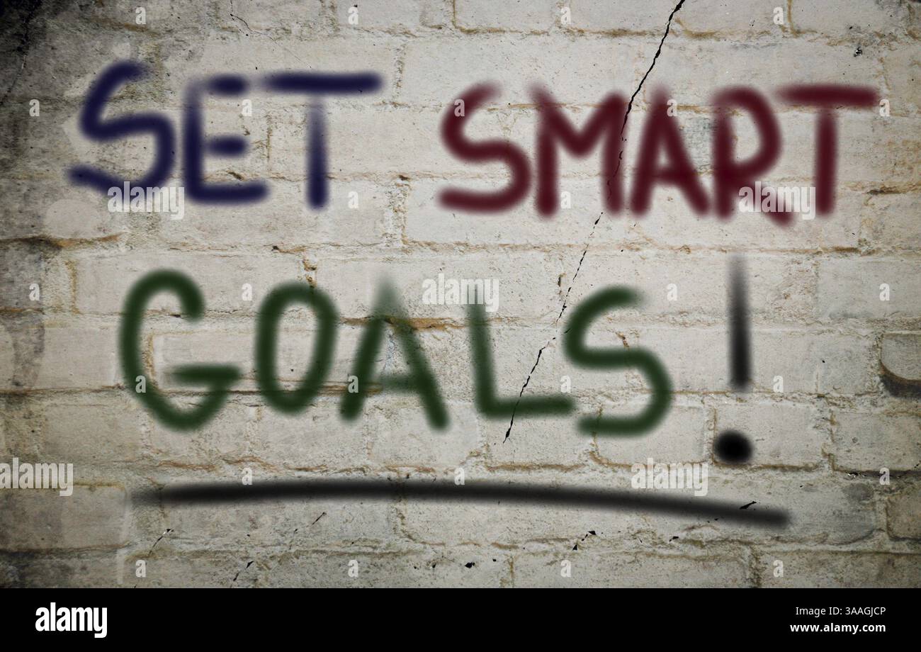 Smart goals concept hi-res stock photography and images - Alamy