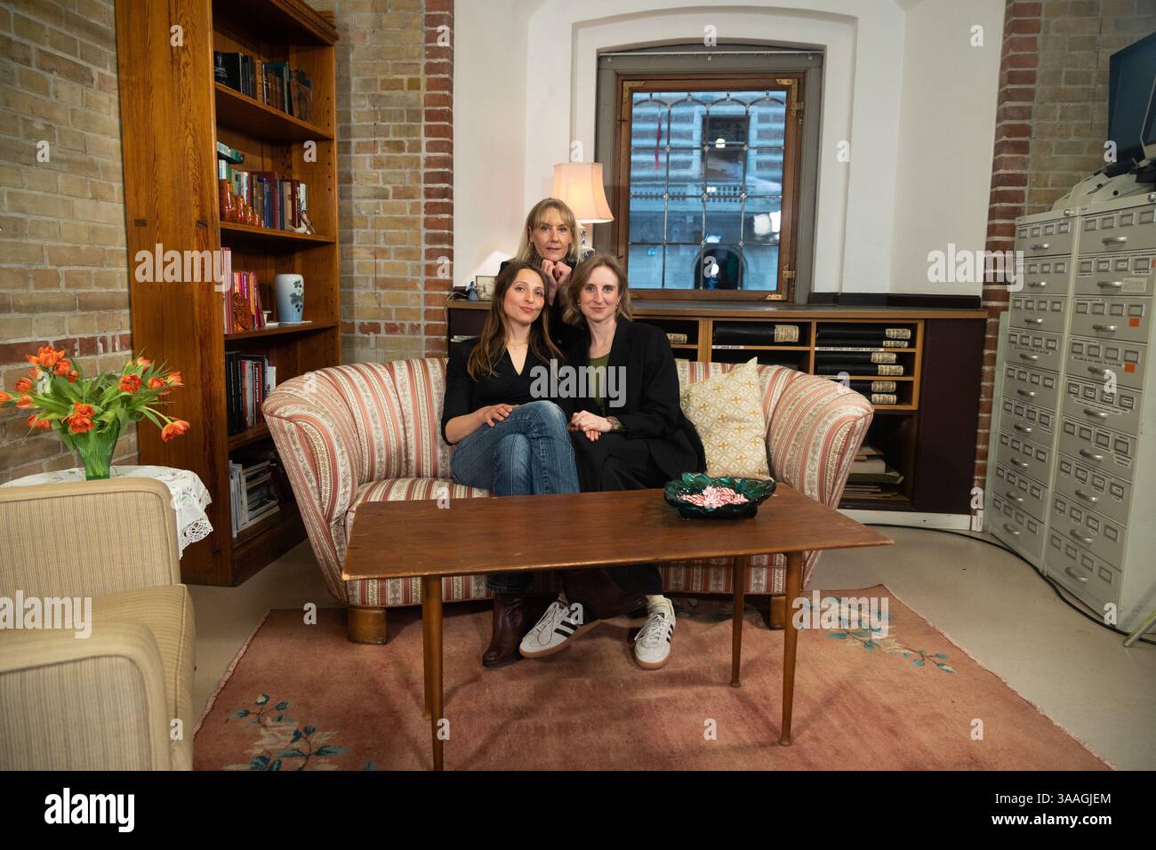 Alice Bier Zandén (L), Anette Støvelbæk (C) and Rikke Eberhardt Isen (R ...