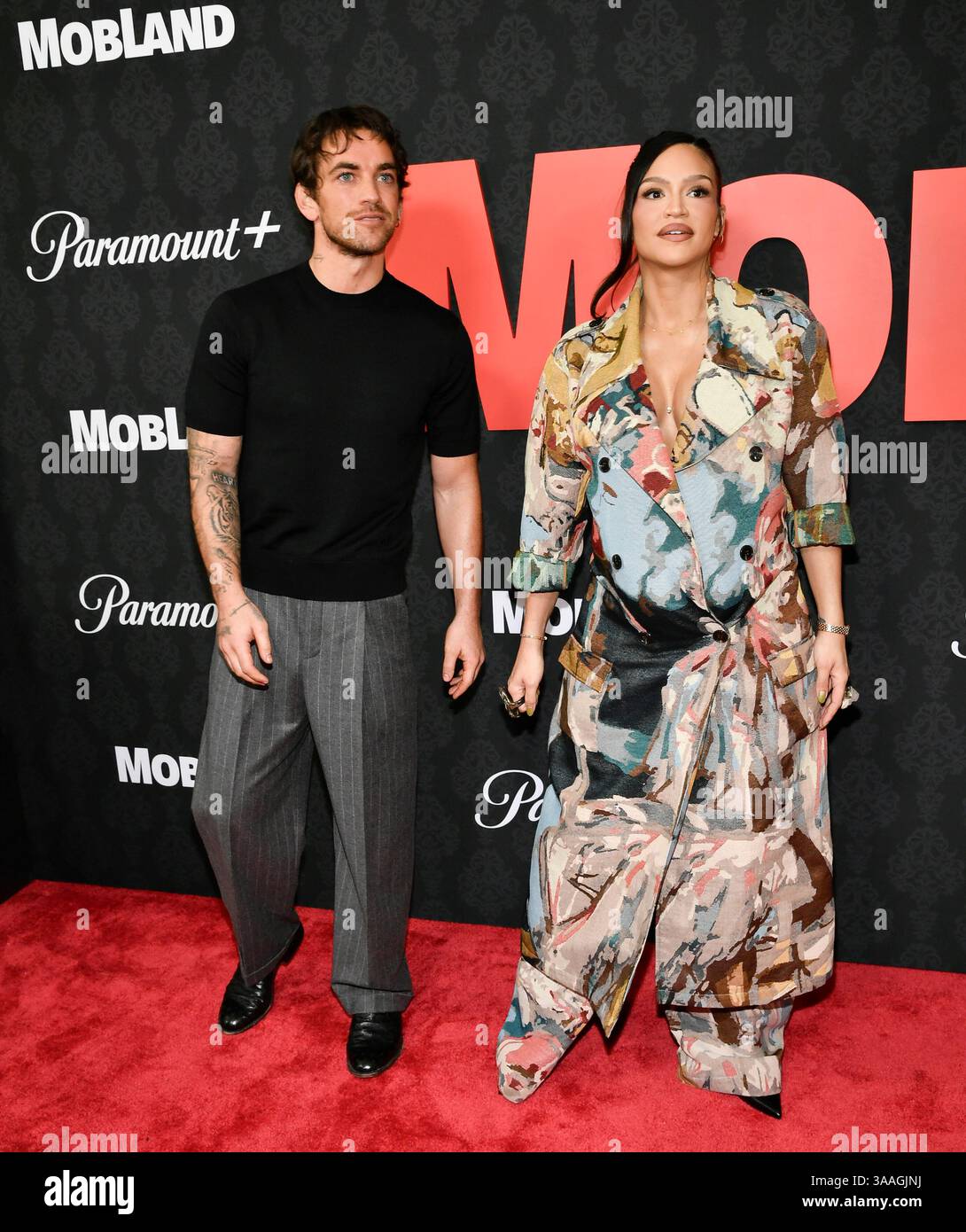 Alex Fine, left, and Cassie Fine attend the Paramount+ television ...