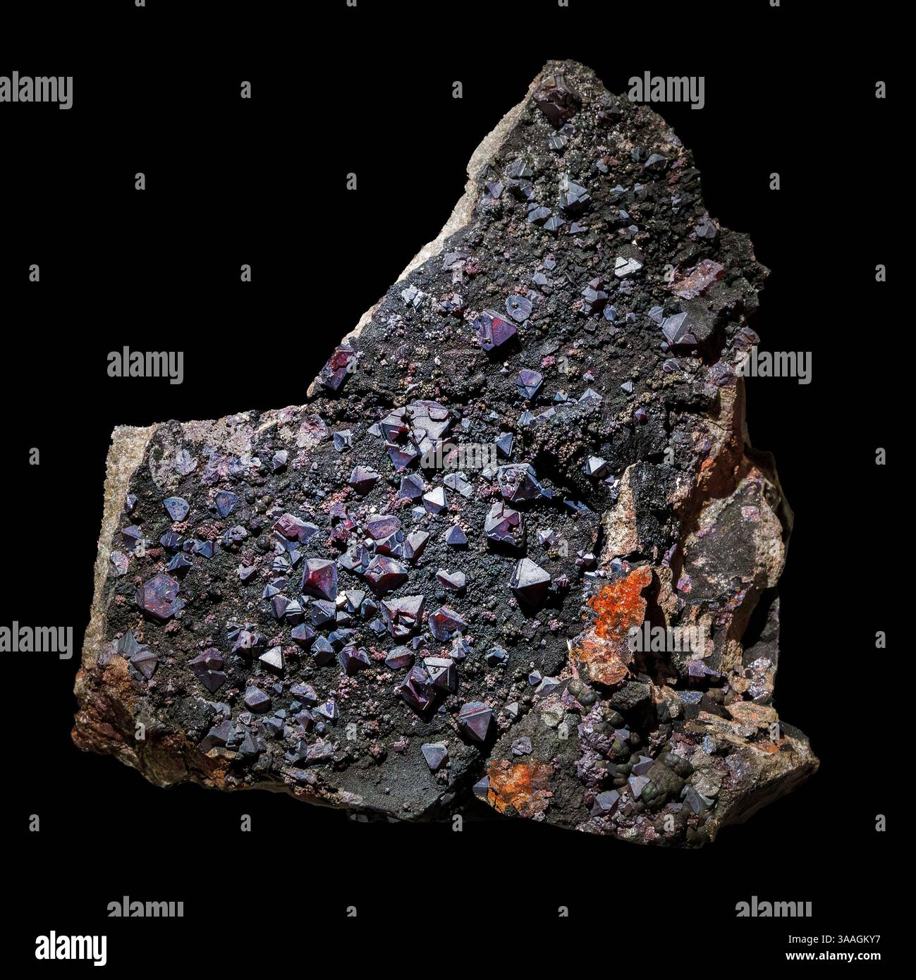 Cuprite (65-55 mya), Ray Mine, Pinal County, Arizona, USA Stock Photo ...