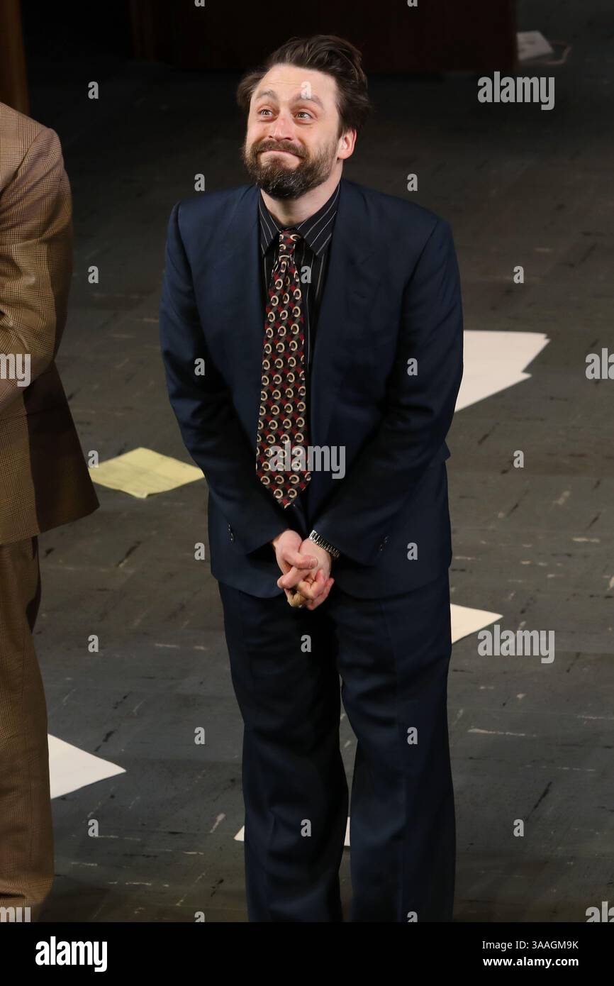 New York, New York, USA. 31 March 2025. Kieran Culkin on stage during ...