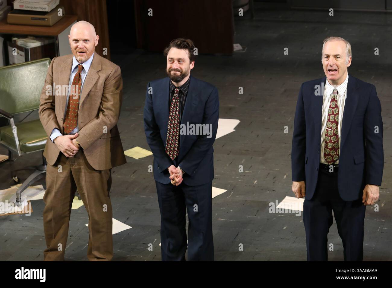 New York, New York, USA. 31 March 2025. Bill Burr, Kieran Culkin and ...