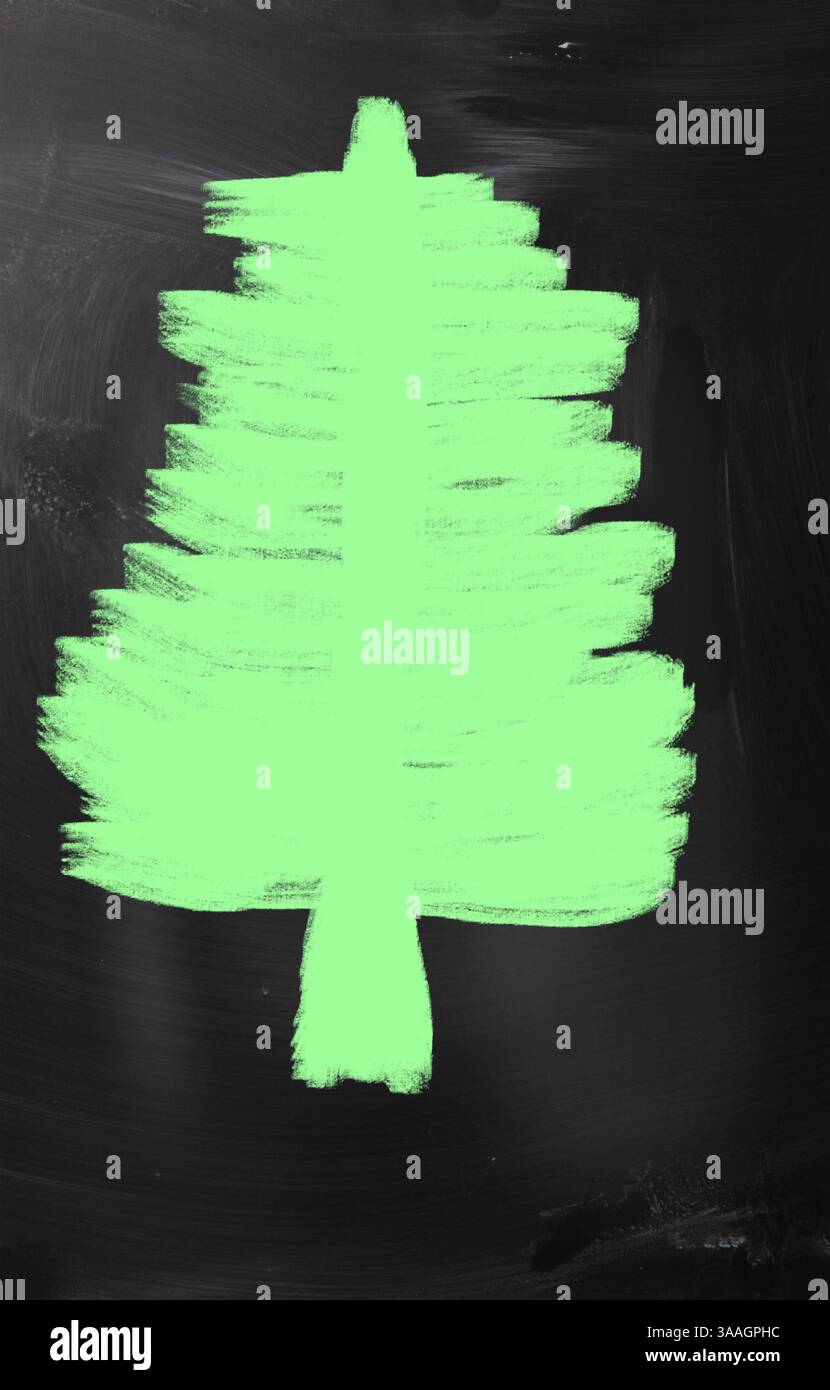 Minimalism christmas one tree hi-res stock photography and images - Alamy