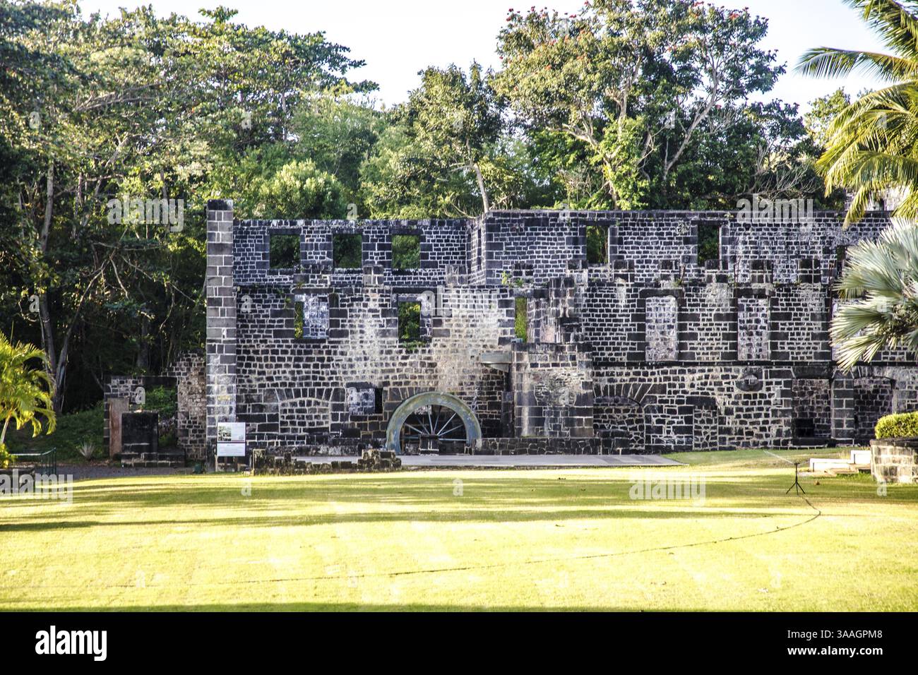 The historical ruins of Balaclava, Mauritius, Indian Ocean, Africa ...