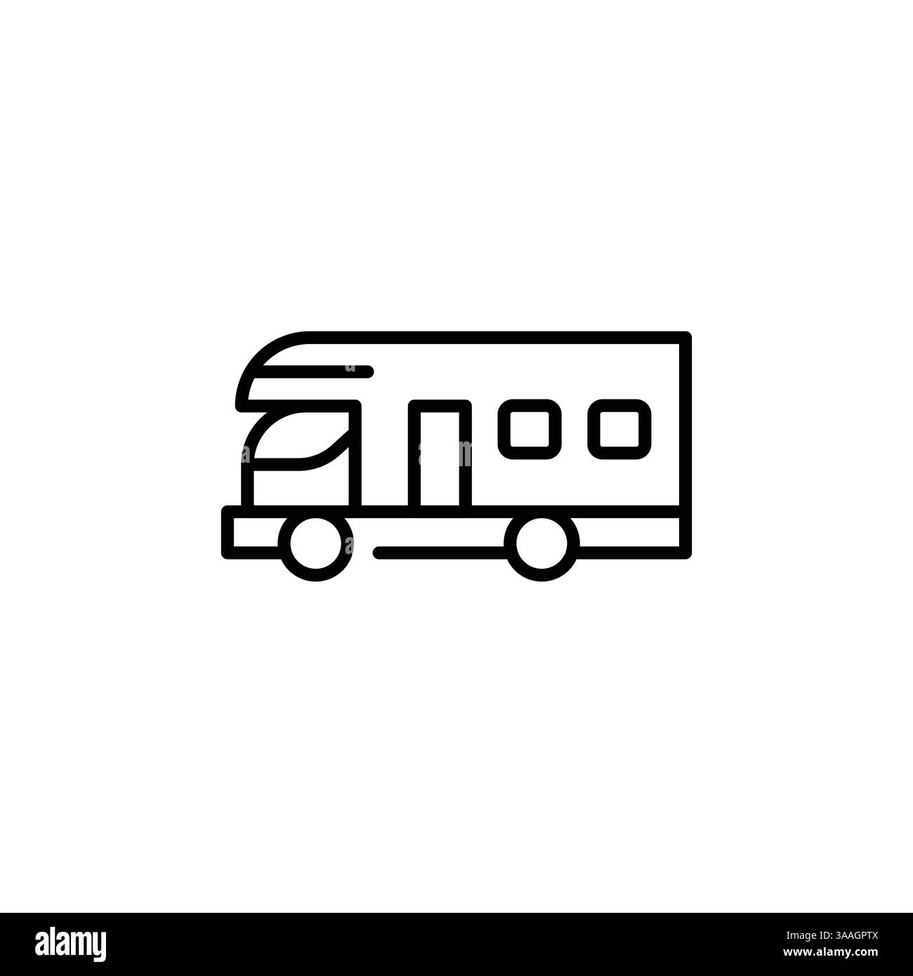 Camper Travel Trailer Icon Stock Vector Image & Art - Alamy