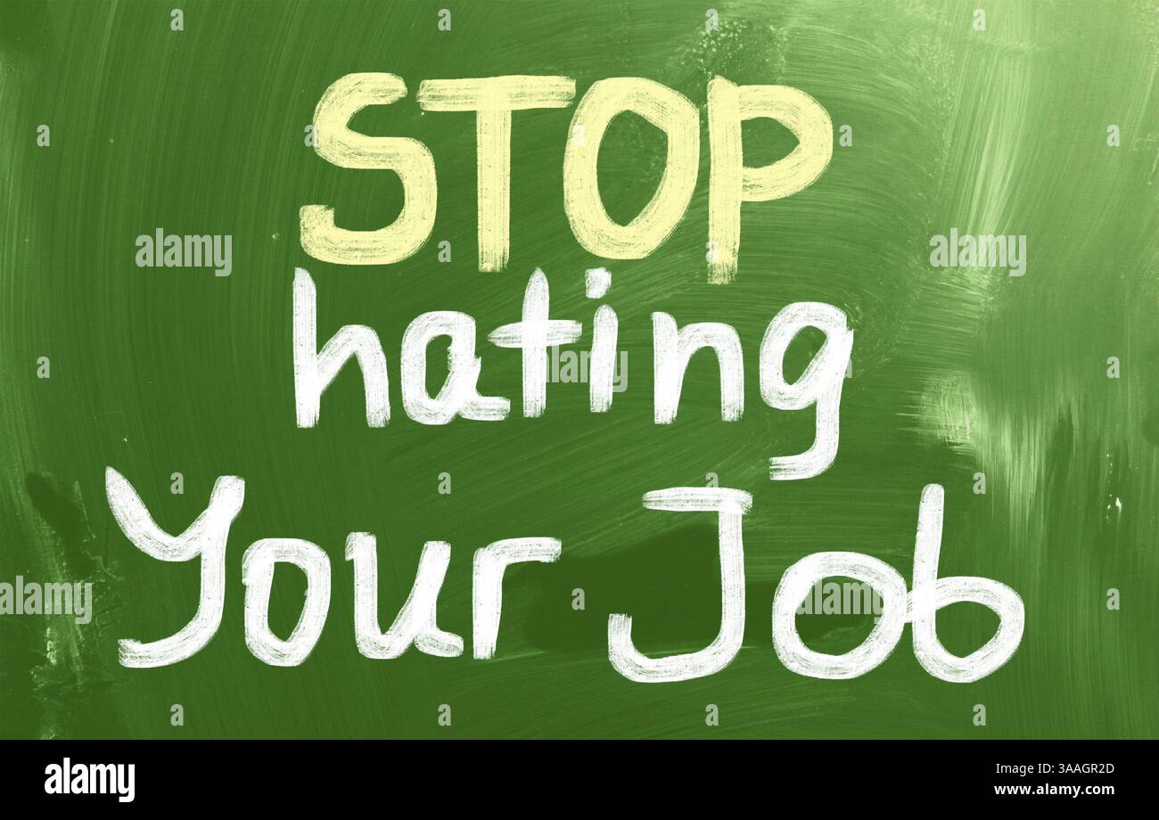 Hating job hi-res stock photography and images - Alamy