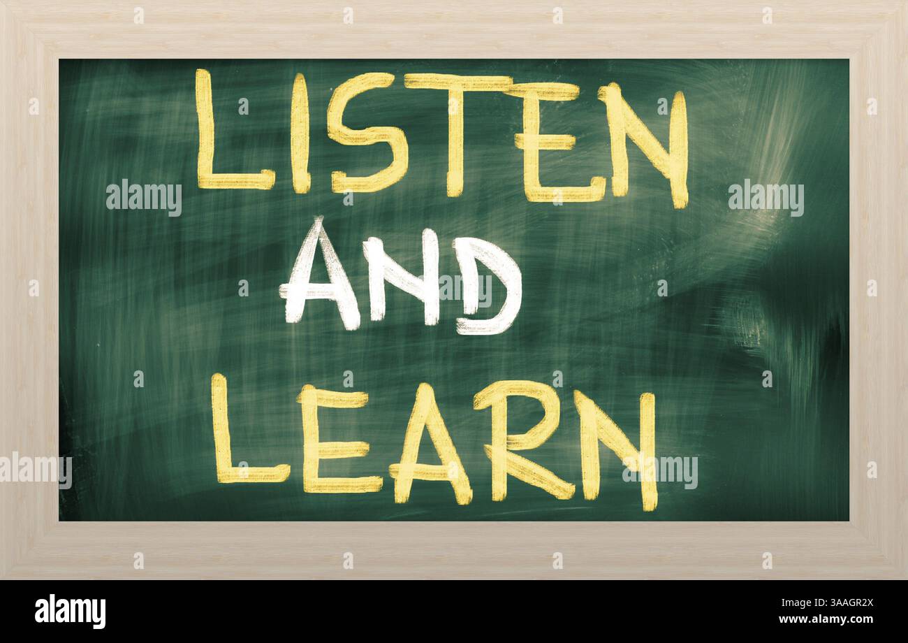 Listen concentration hi-res stock photography and images - Alamy
