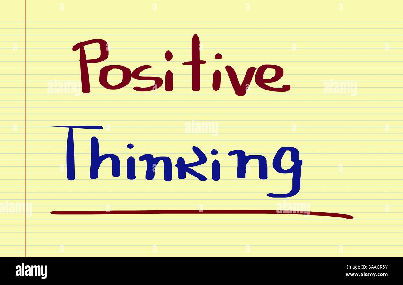 Positive thoughts metaphor hi-res stock photography and images - Alamy