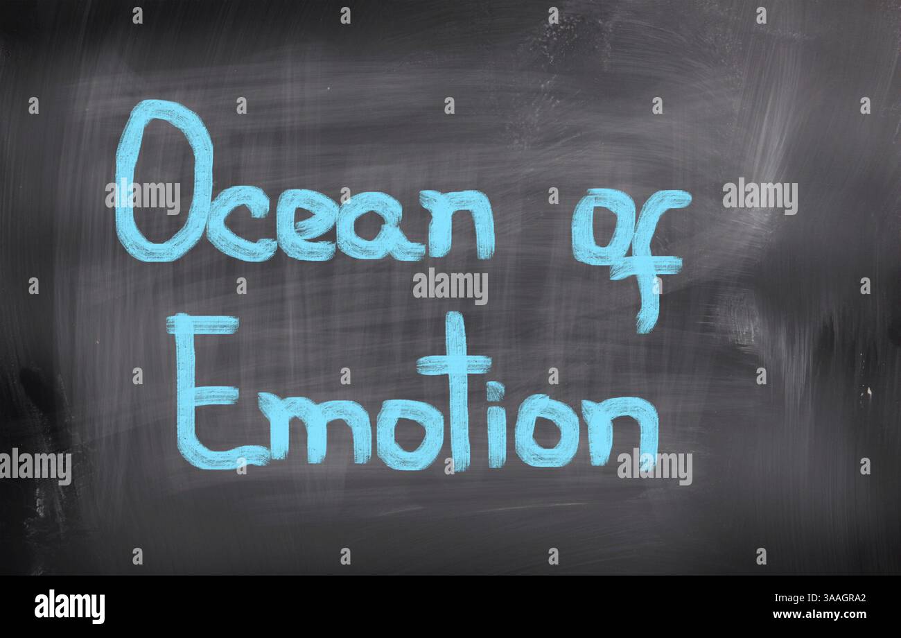 Ocean Of Emotion Concept Stock Photo - Alamy