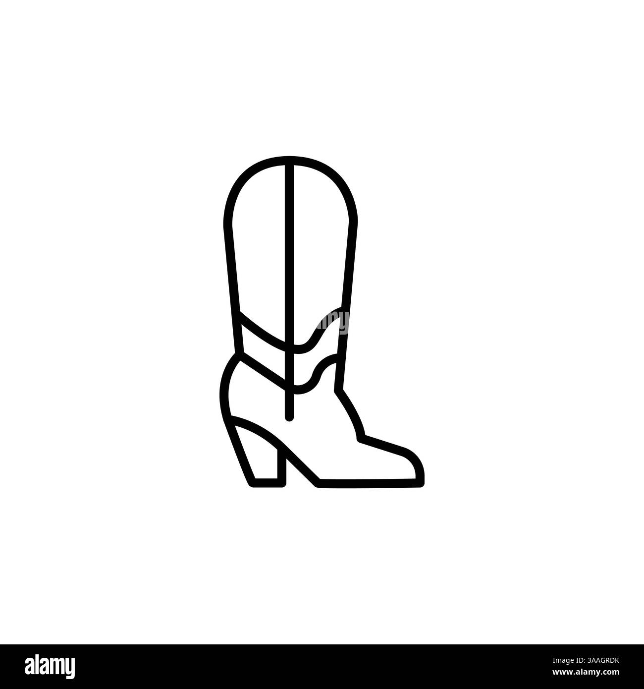 Cowboy boot icon Stock Vector Image & Art - Alamy