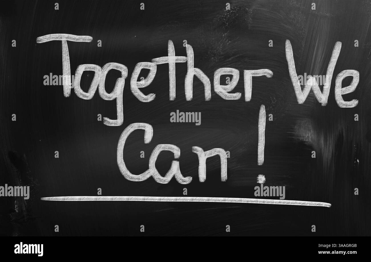 Together We Can Concept Stock Photo - Alamy