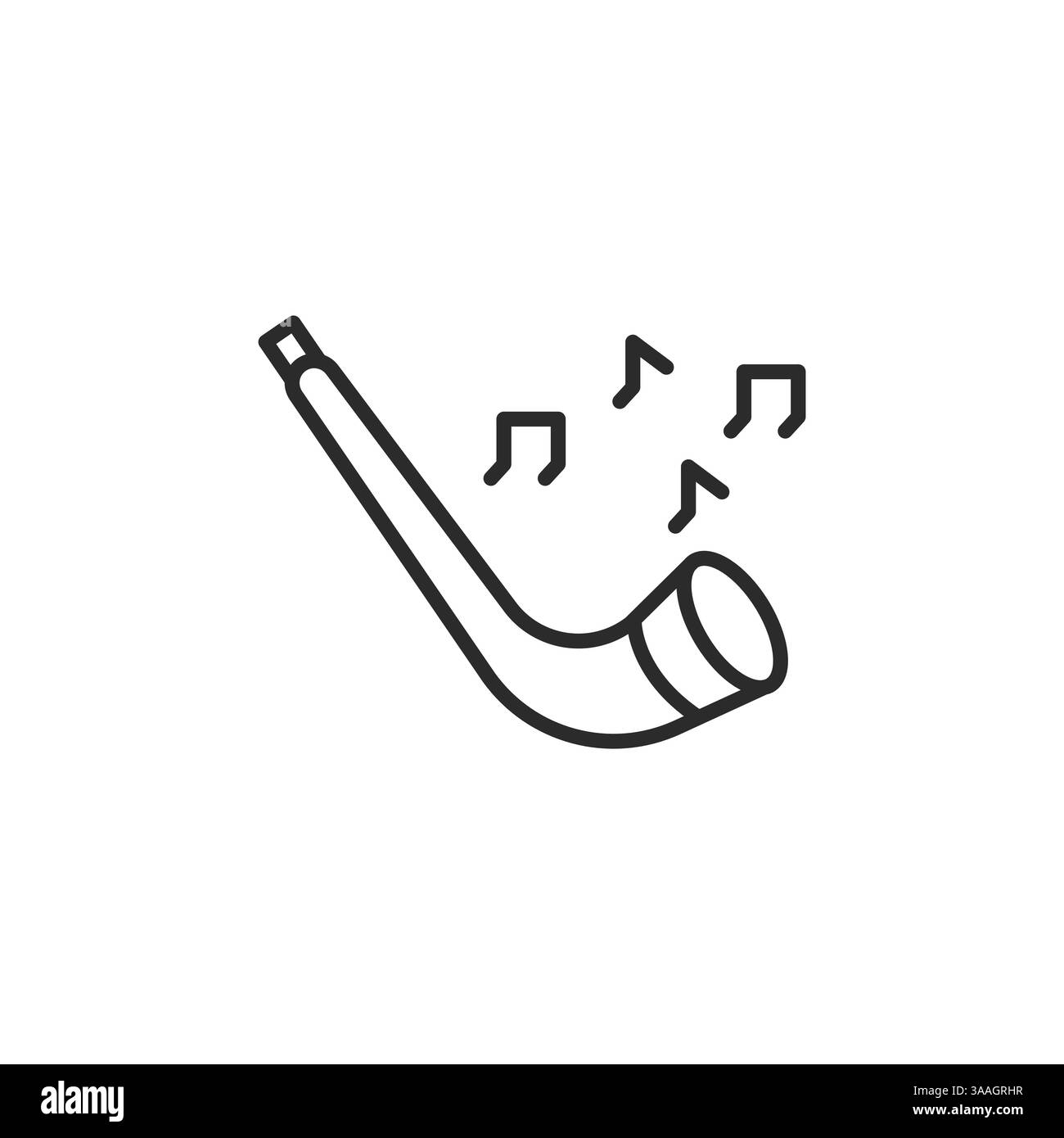 Scandinavian horn Black and White Stock Photos & Images - Alamy