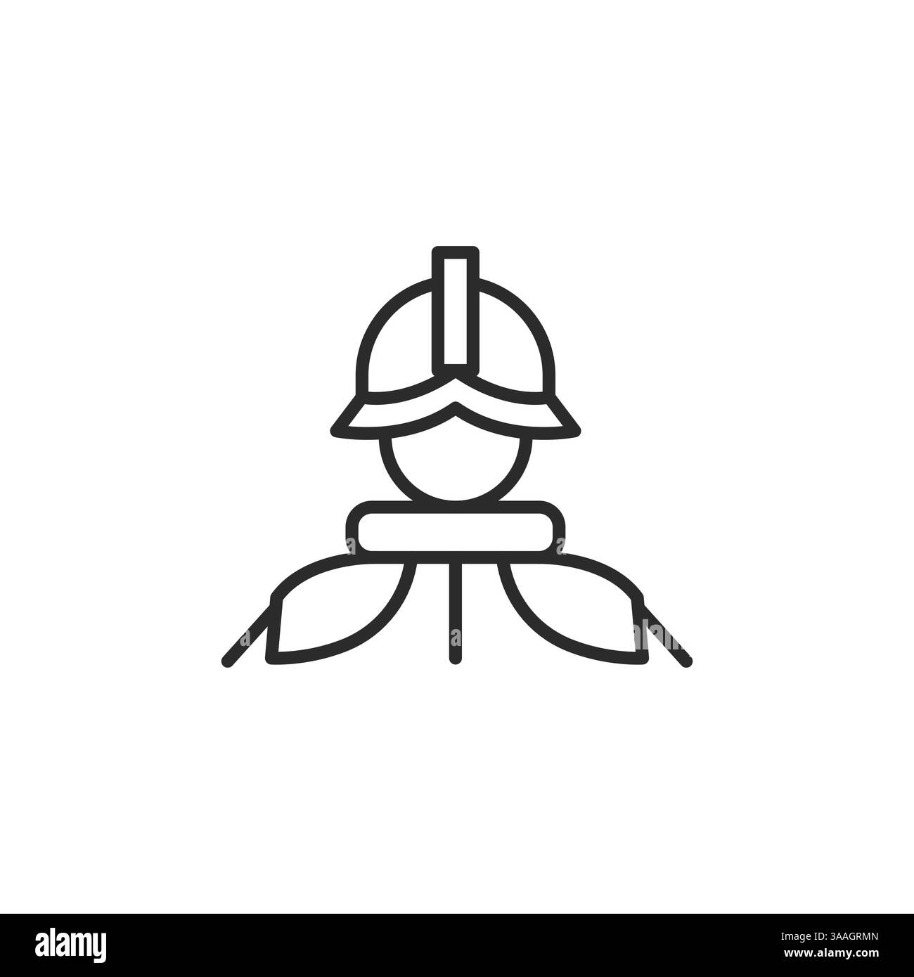 Medieval knight figure warrior Black and White Stock Photos & Images ...