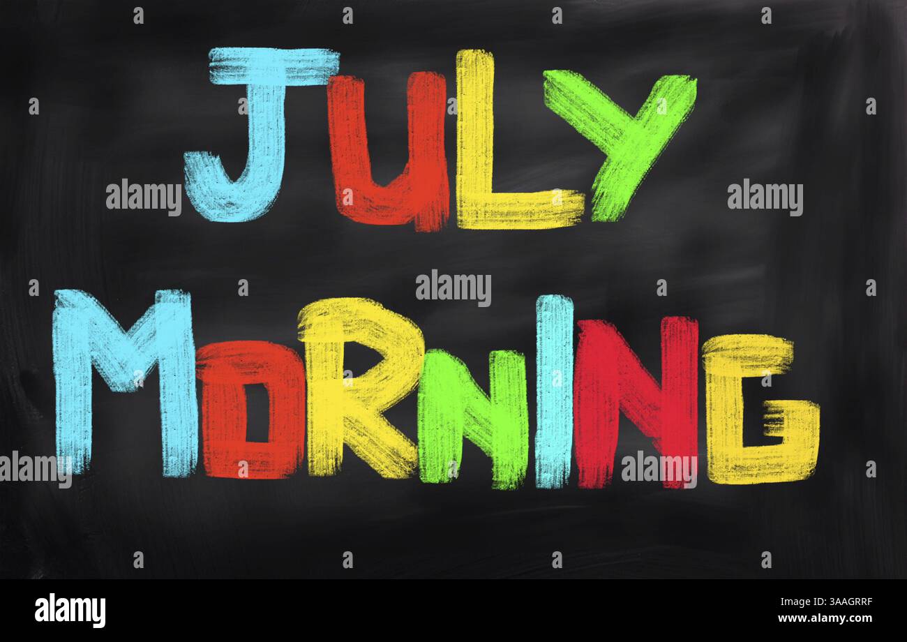 July Morning Concept Stock Photo - Alamy