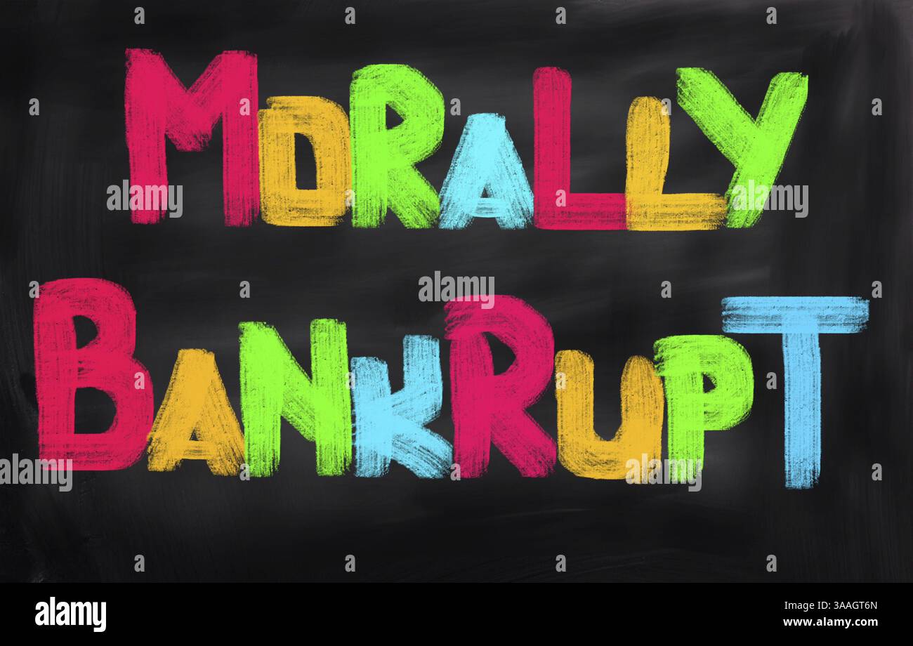 Morally bankrupt hi-res stock photography and images - Alamy