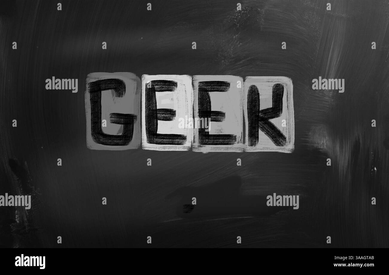 Geek geek Black and White Stock Photos & Images - Alamy