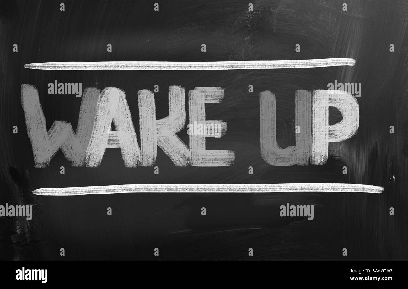 Wake up call Black and White Stock Photos & Images - Alamy