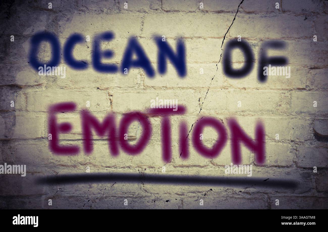 Ocean Of Emotion Concept Stock Photo - Alamy