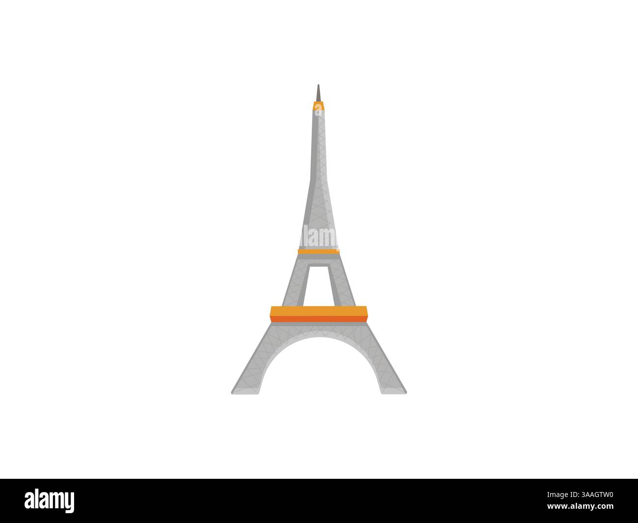 Eiffel Tower Cartoon Drawing Stock Photo - Alamy