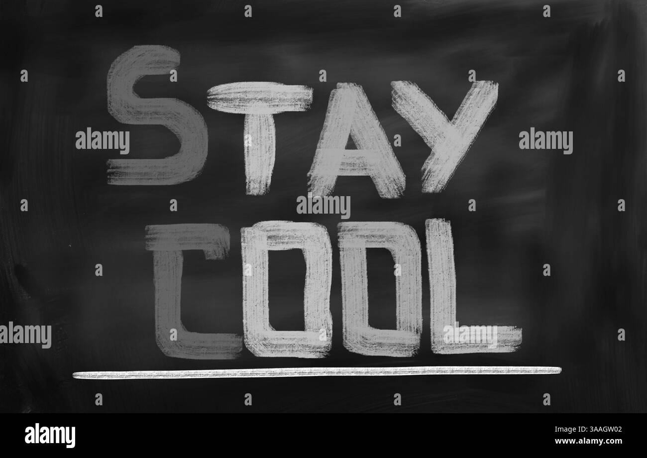 Stay Cool Concept Stock Photo - Alamy