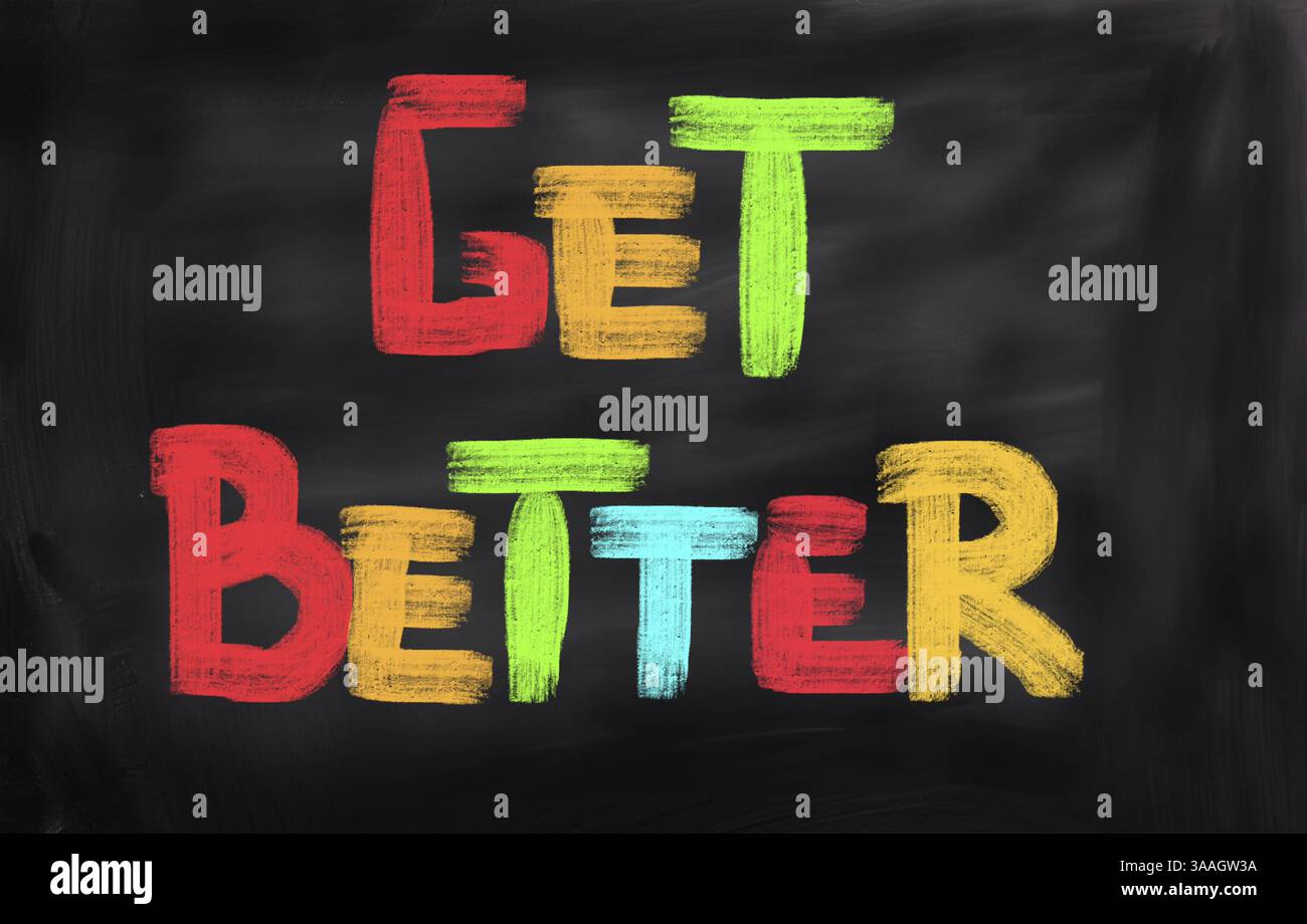 Get Better Concept Stock Photo - Alamy