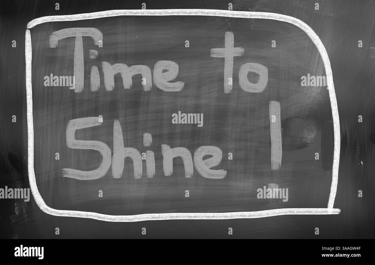 Shine time Black and White Stock Photos & Images - Alamy