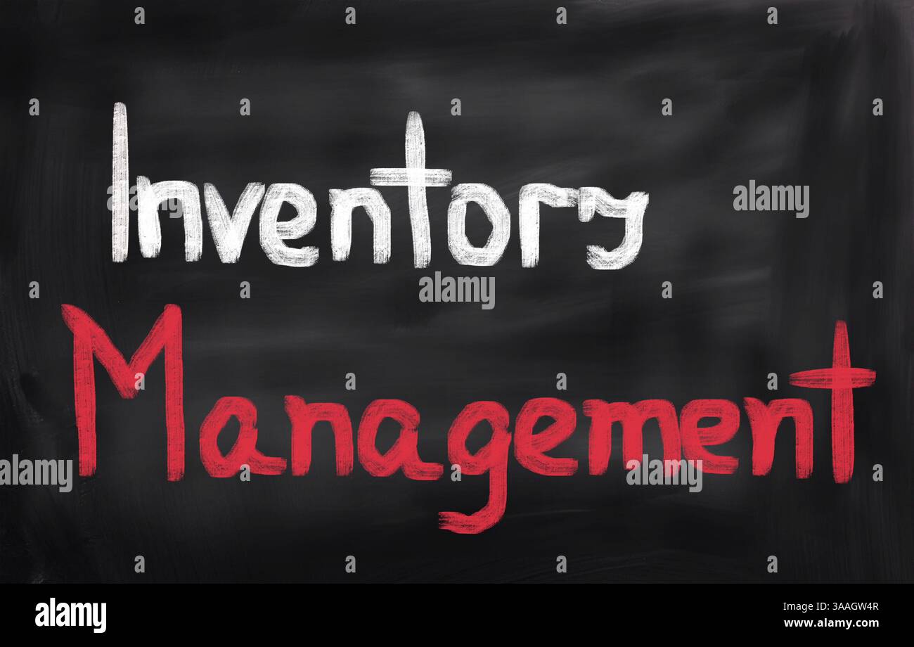 Inventory Management Concept Stock Photo - Alamy