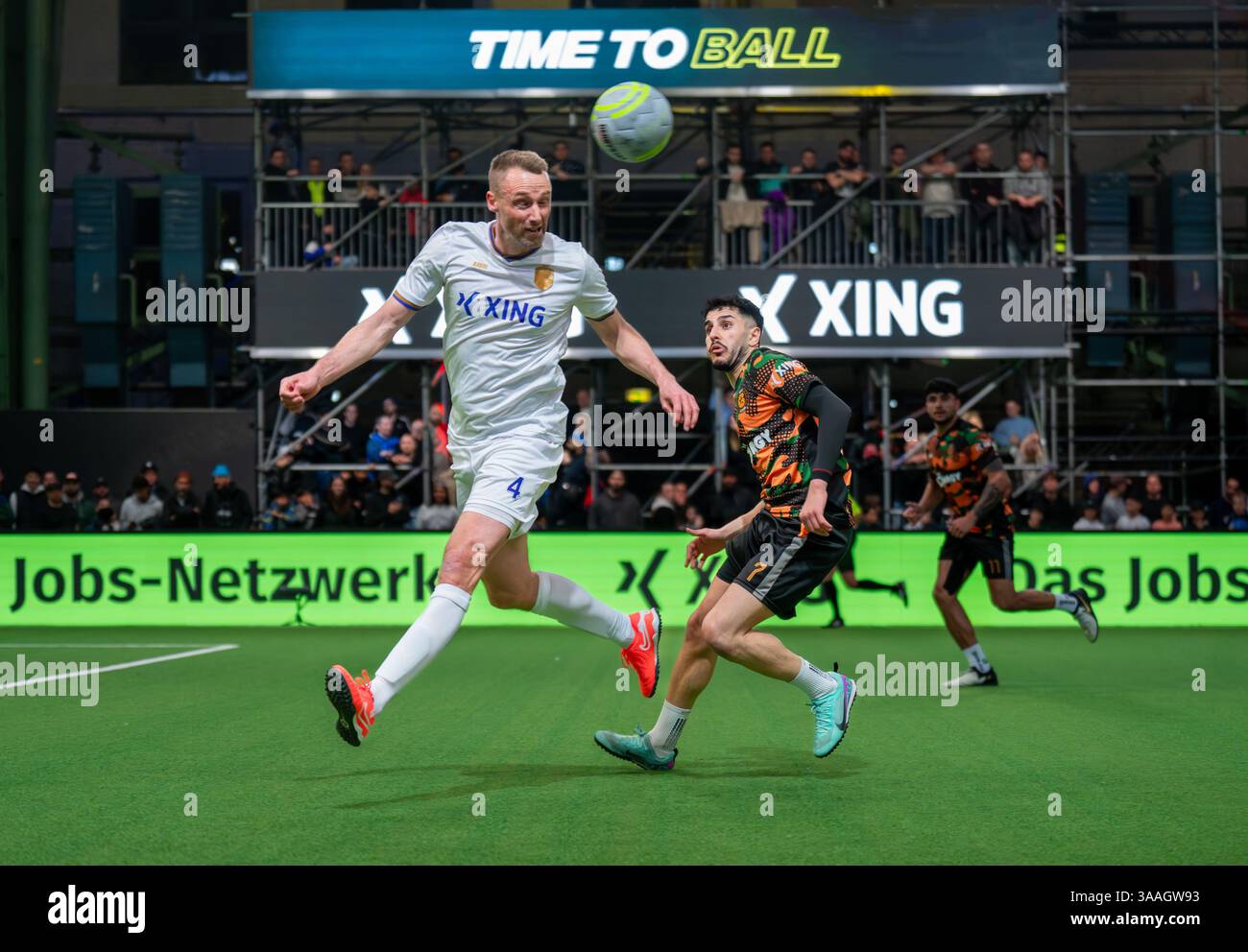 31 March 2025, Berlin: Soccer: Matchday 5 of the Baller League in ...