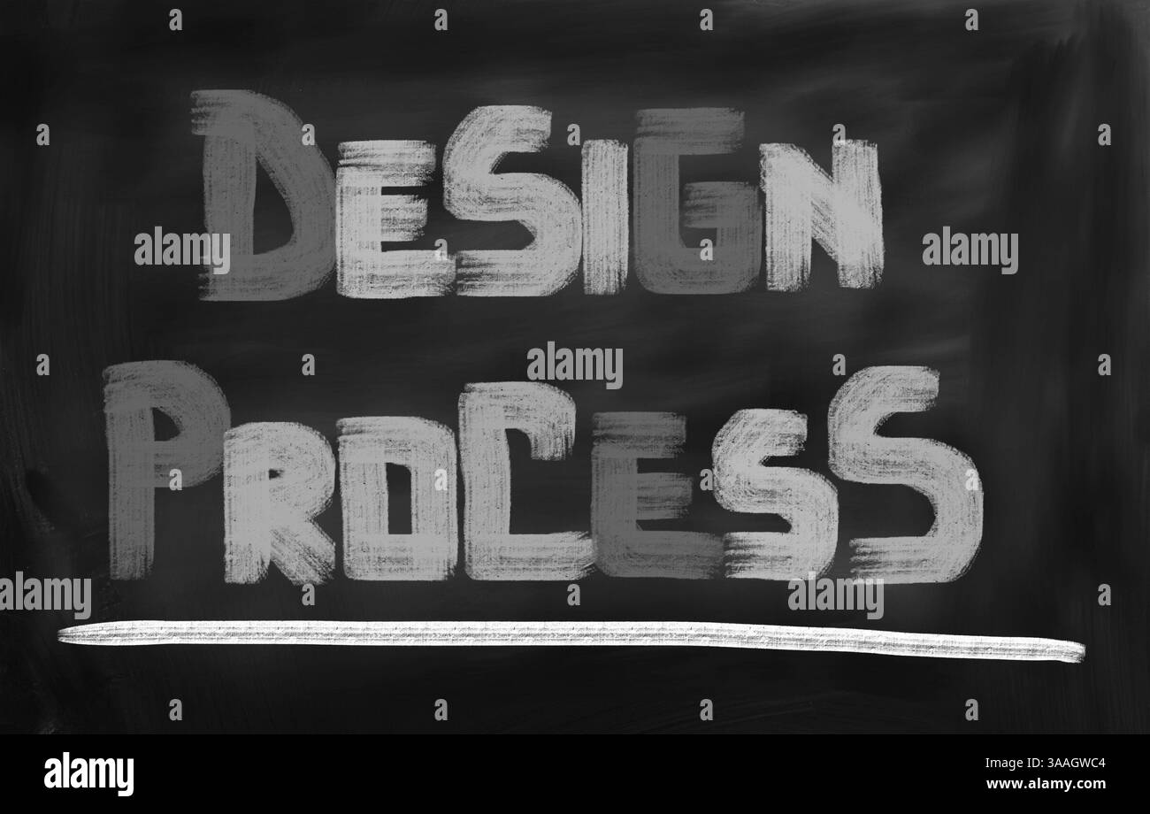Design Process Concept Stock Photo - Alamy