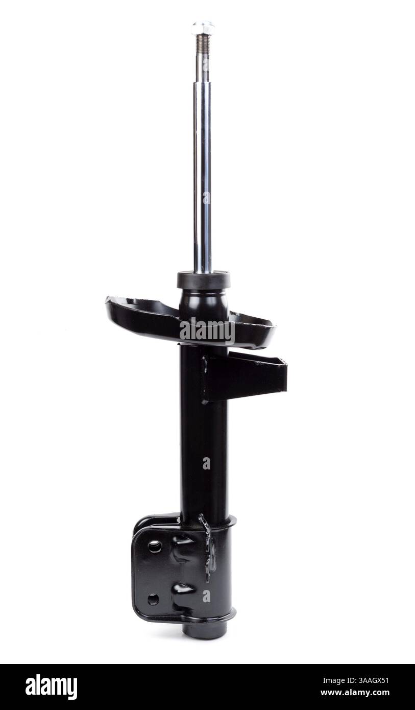 Shock absorber. Isolated on white with clipping path Stock Photo - Alamy