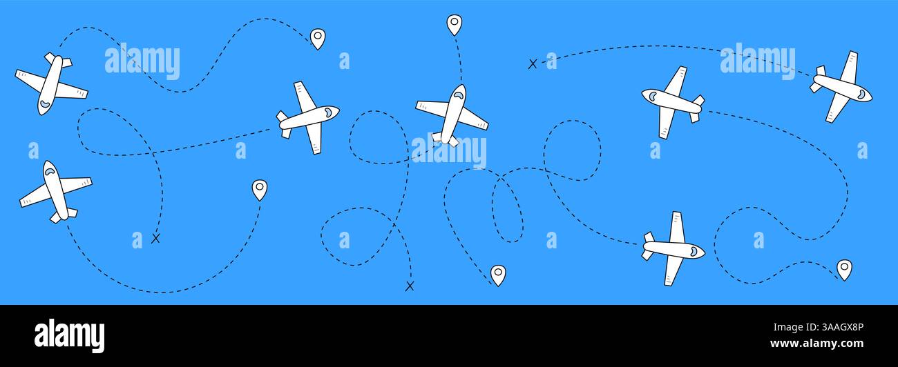 Flight route map hi-res stock photography and images - Alamy